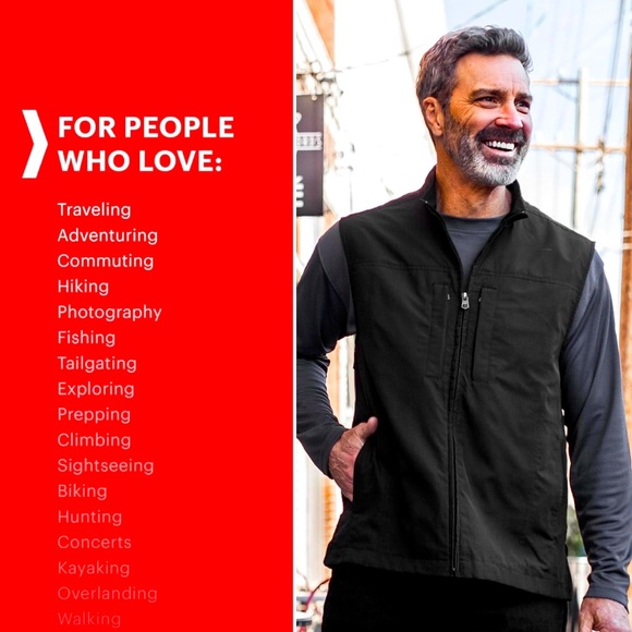 Scottevest | Jackets & Coats | Unisex Travel Vest Scottevest Rfid Vest ...